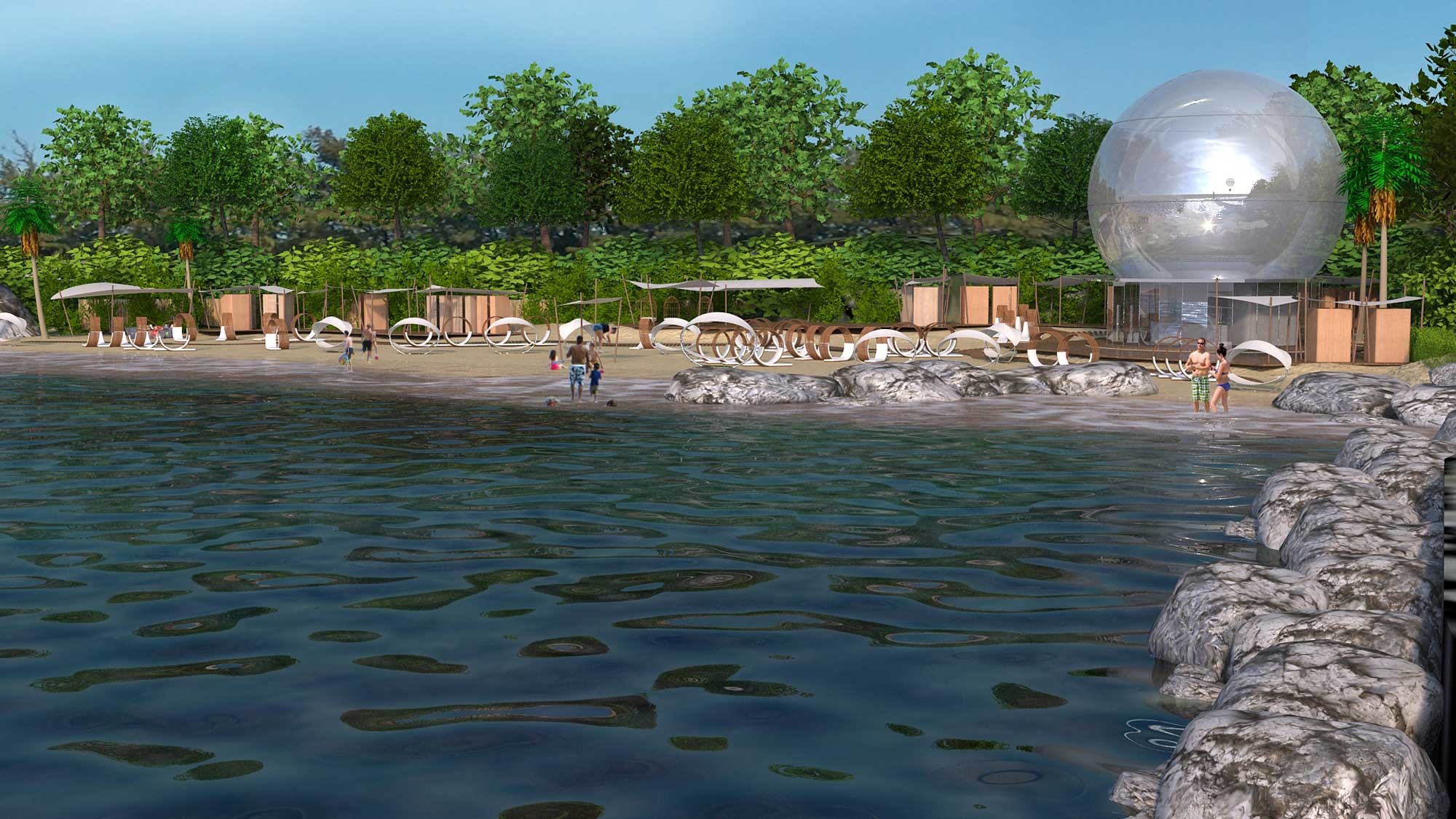 Luxury beach club - http://www.wauarchitetti.com/eng