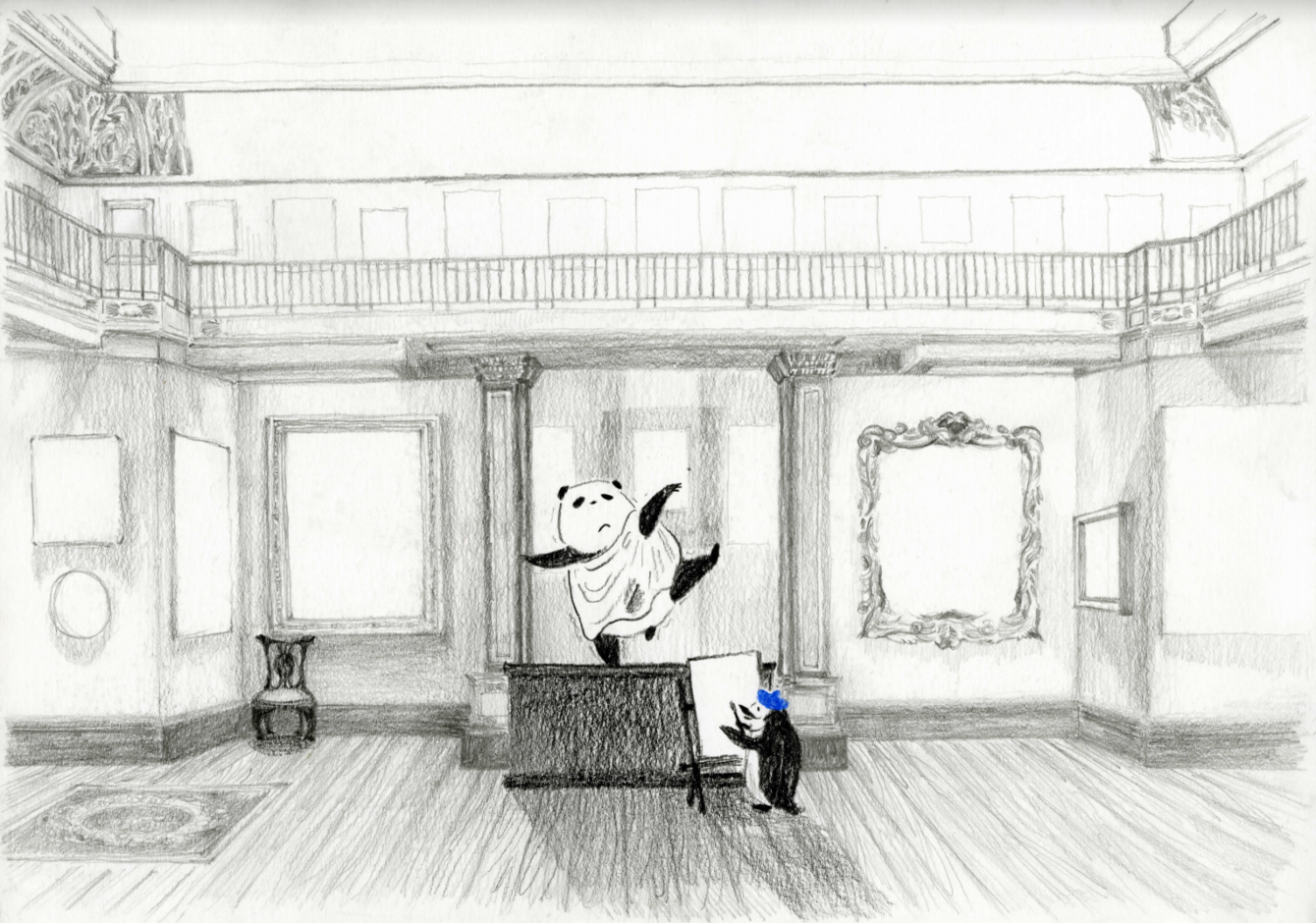 My Panda and Penguin - Fifi Kuo Illustration