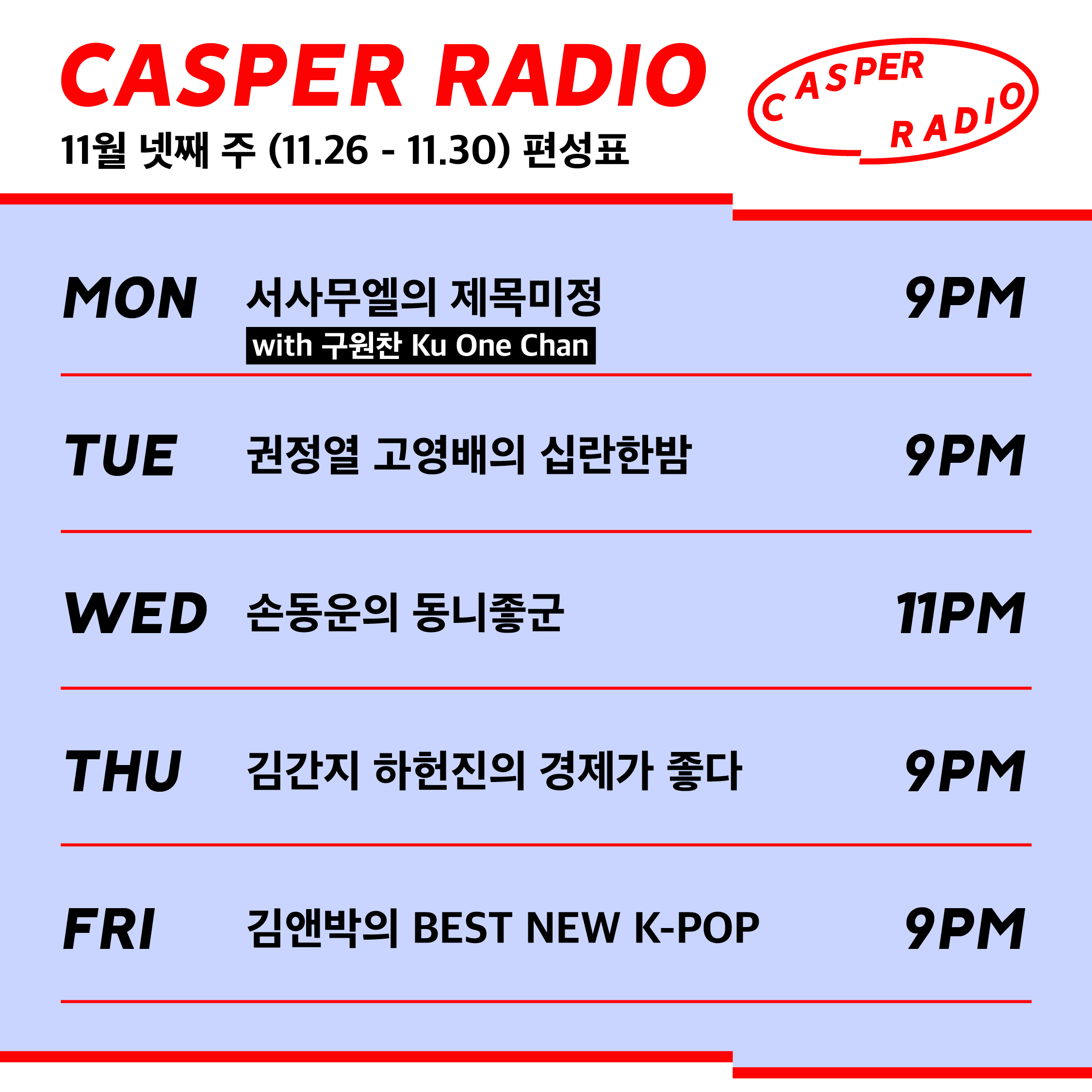 CASPER RADIO - SUPERSALADSTUFF