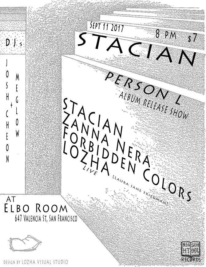 Stacian Album Release Show - Flier for Print - Lozha Visual Studio