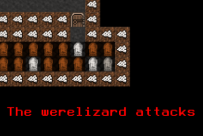 Werelizard attack. - Stories.