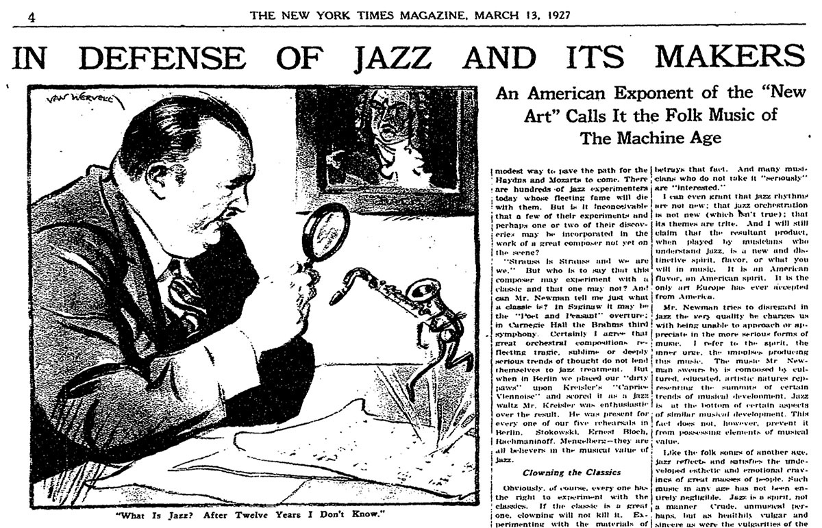 History of Jazz - M. Ryan Murphy | New York Times Archives