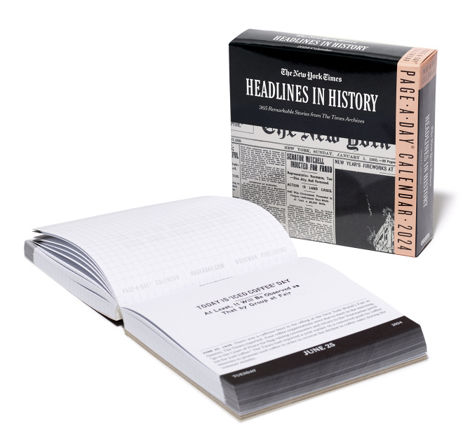 Headlines in History Calendar - M. Ryan Murphy | New York Times Archives