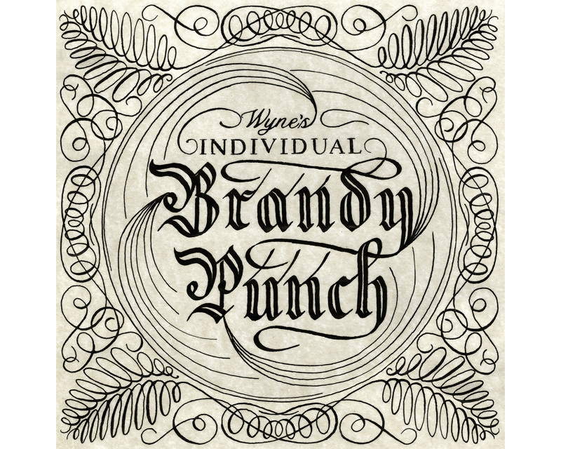 5. BRANDY PUNCH: Early 1800s - Letters and Liquor