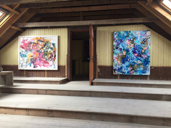 2020 Exhibition, Baile na Cille - David Knight Painting