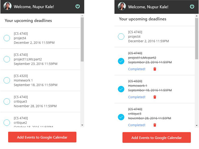 Smart Planner (Cornell University) - Nupur Kale
