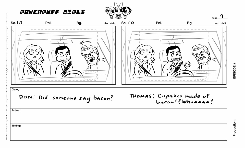 "The Powerpuff Girls" - Pavin's Storyboard Portfolio