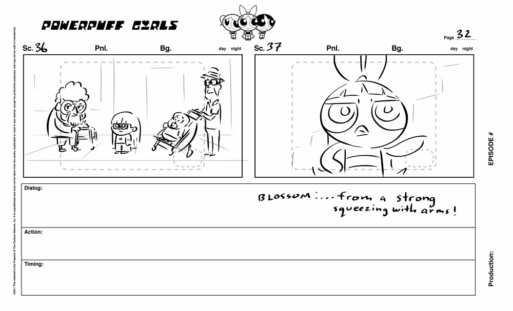 "The Powerpuff Girls" - Pavin's Storyboard Portfolio