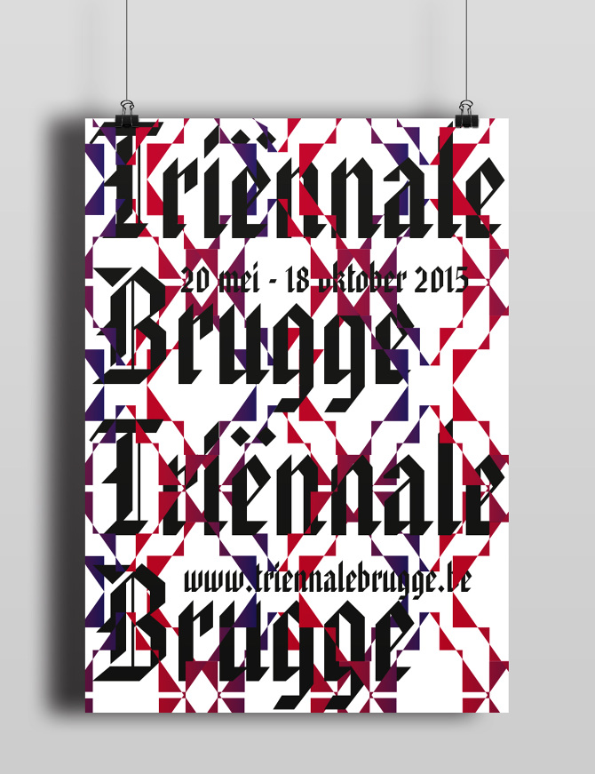 POSTER TRIENNALE BRUGGE - Sanne Roekaers Portfolio