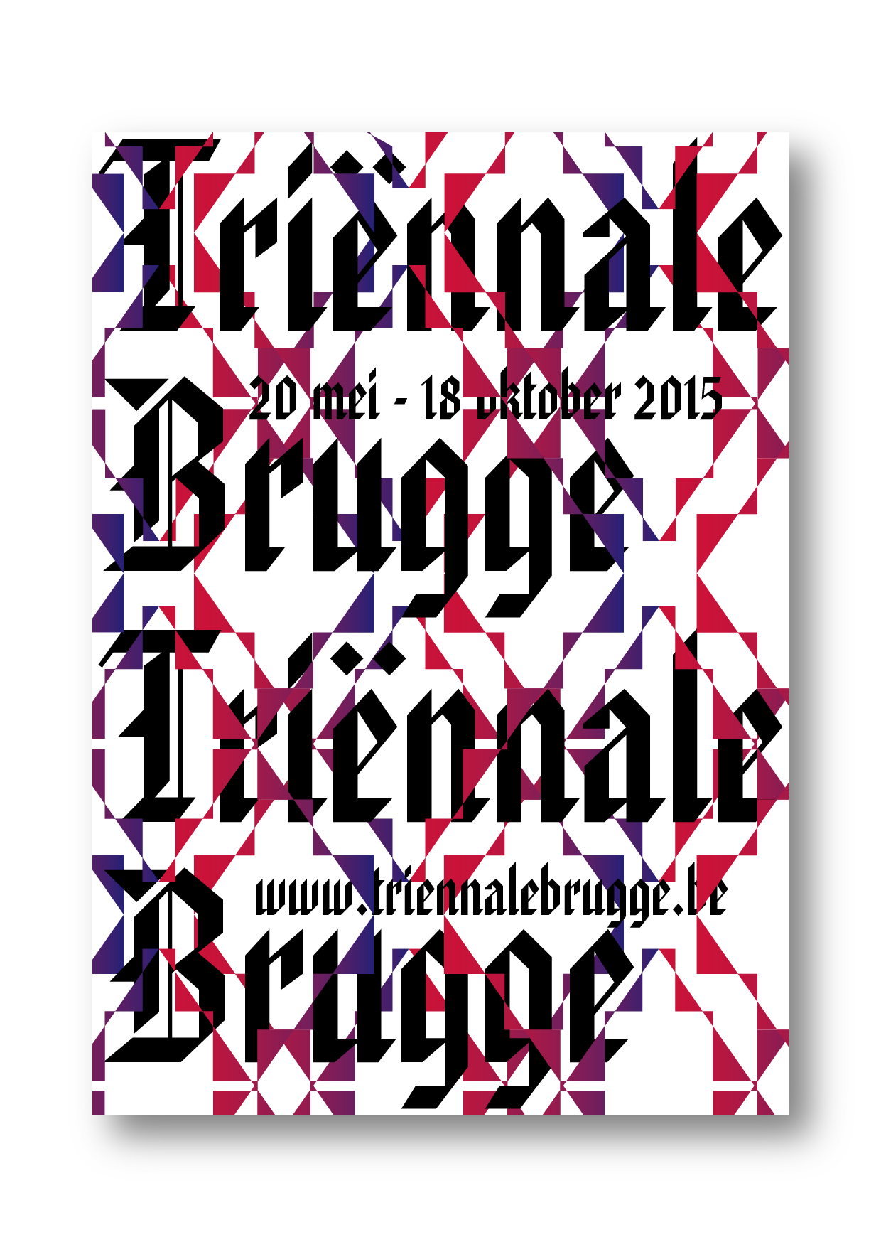 POSTER TRIENNALE BRUGGE - Sanne Roekaers Portfolio