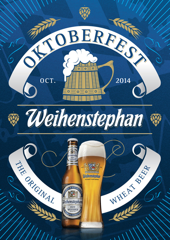 Weihenstephan 2014 2016 Oktoberfest Posters Optipoti