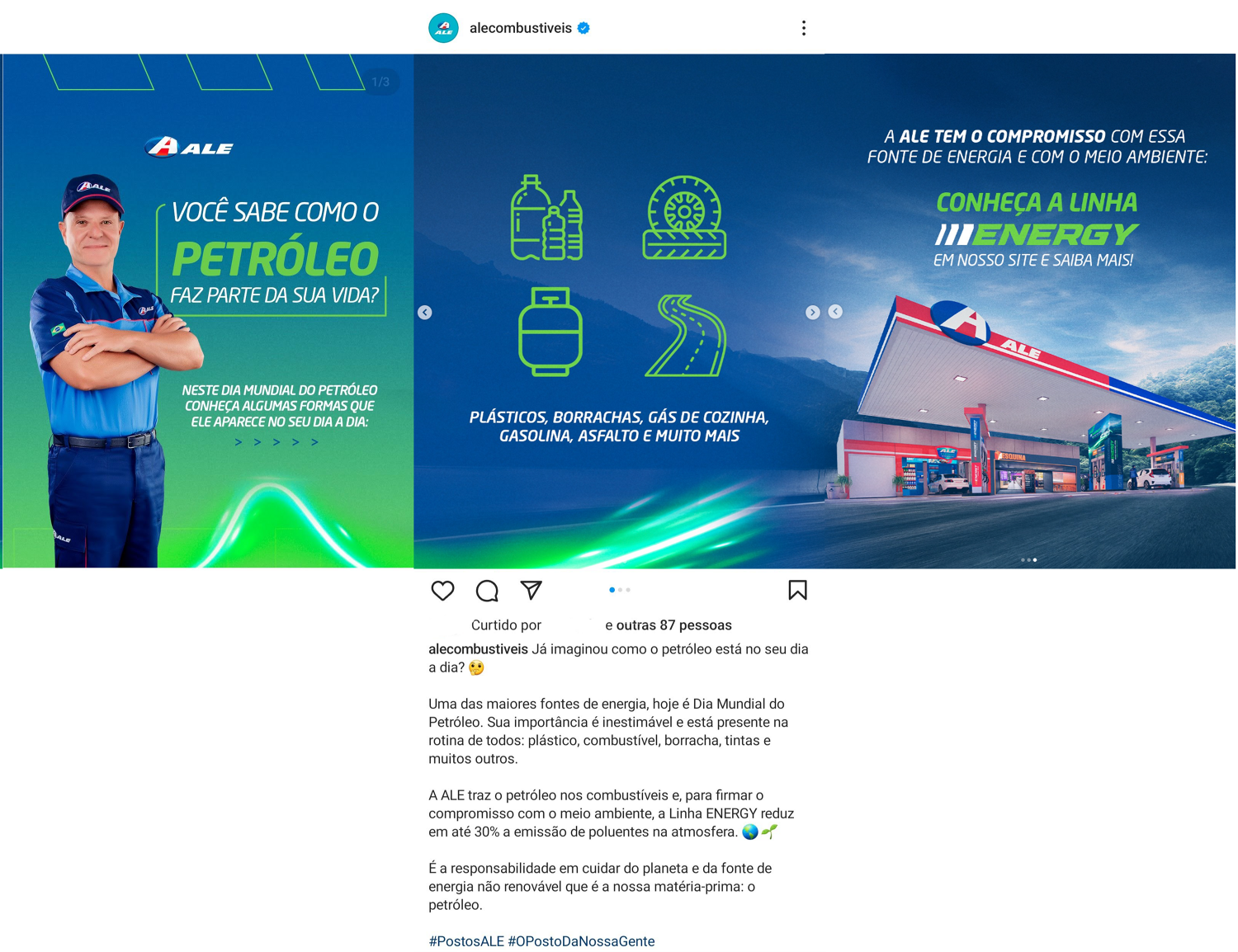 ALE Combustíveis - Linha Energy - Kalil.