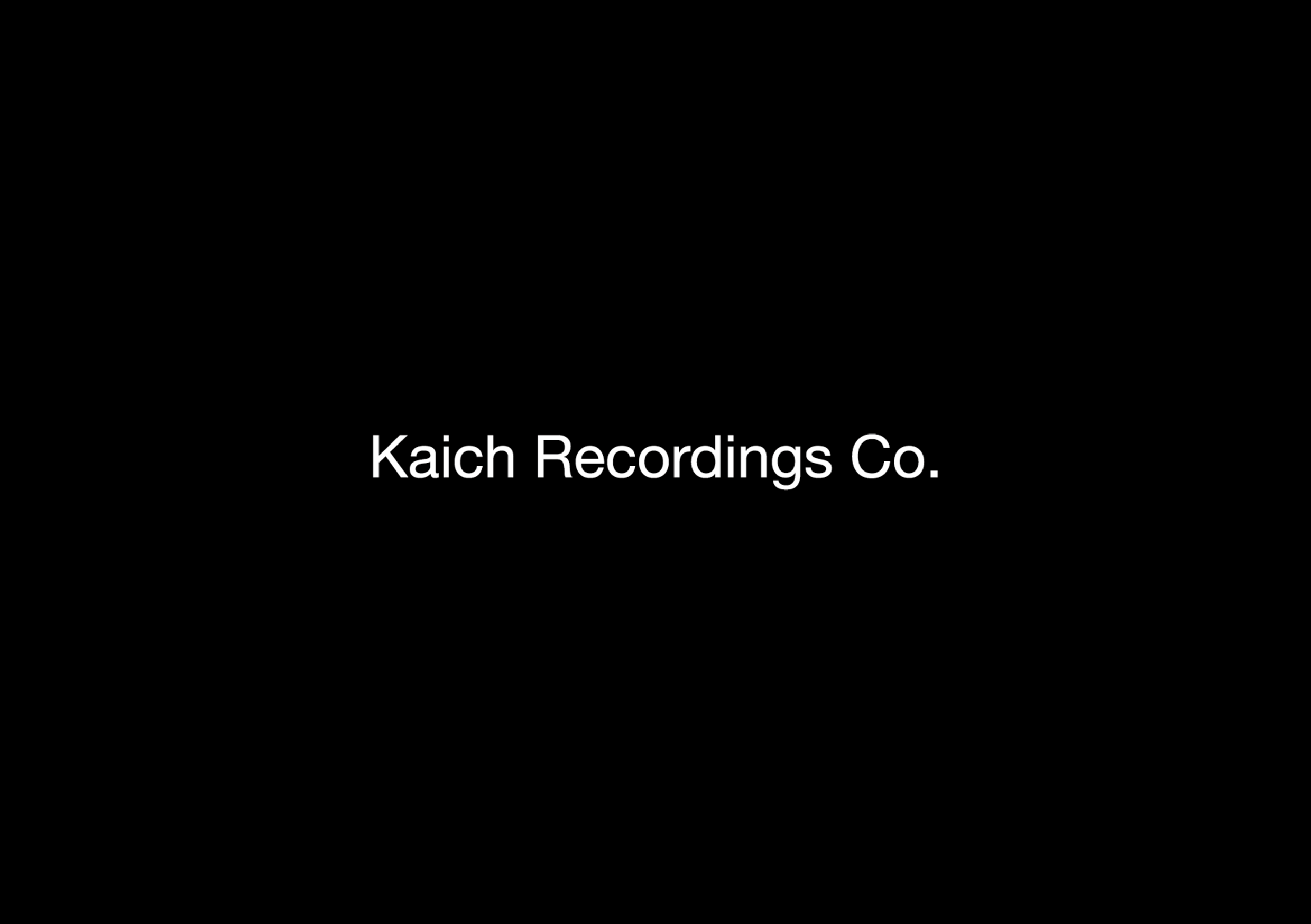 Kaich Recordings Co. - Choi Yoonhong