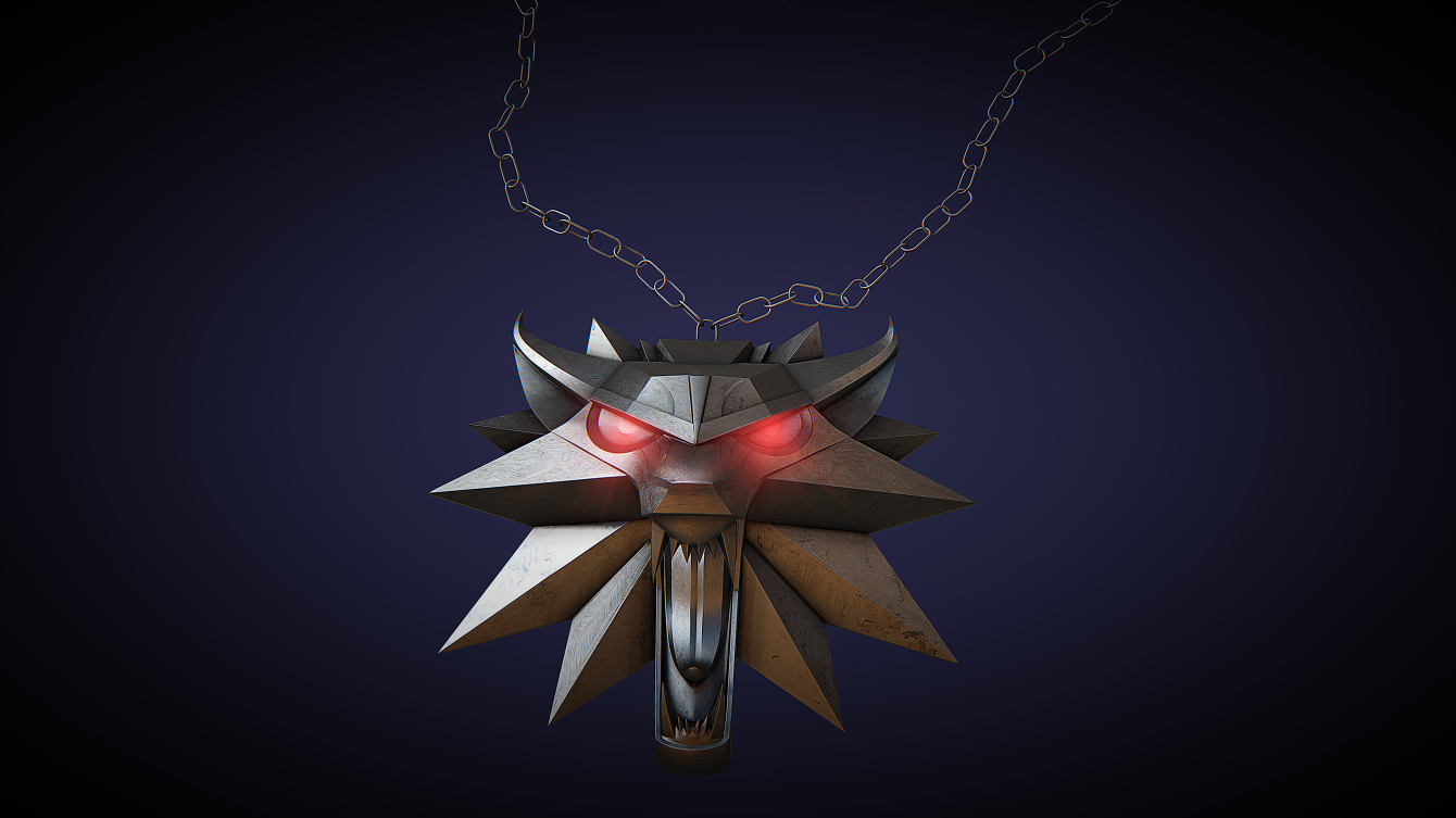 The Witcher Medallion 3D Model - Jon Ander Navarro