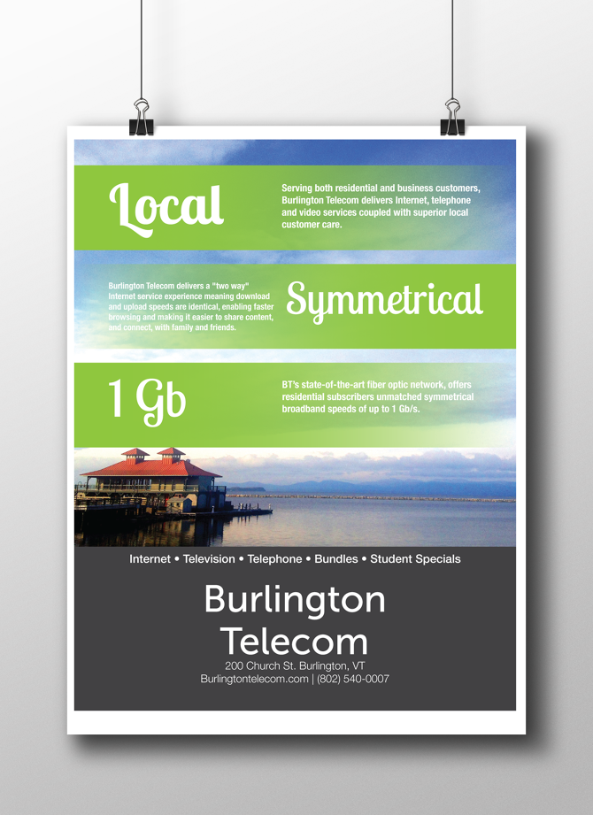 Burlington Telecom Print Ads - Audrey Ramsden