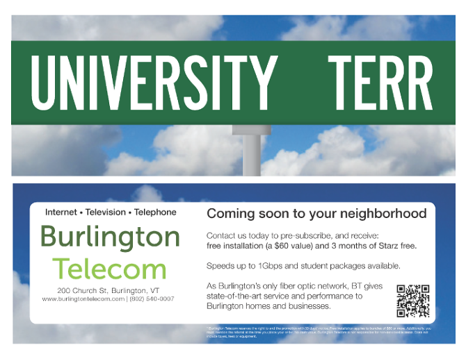Burlington Telecom Print Ads - Audrey Ramsden