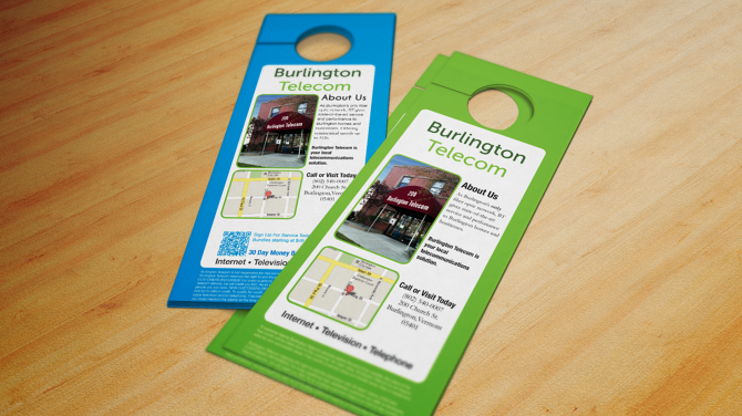 Burlington Telecom Print Ads - Audrey Ramsden