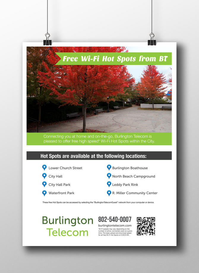Burlington Telecom Print Ads - Audrey Ramsden