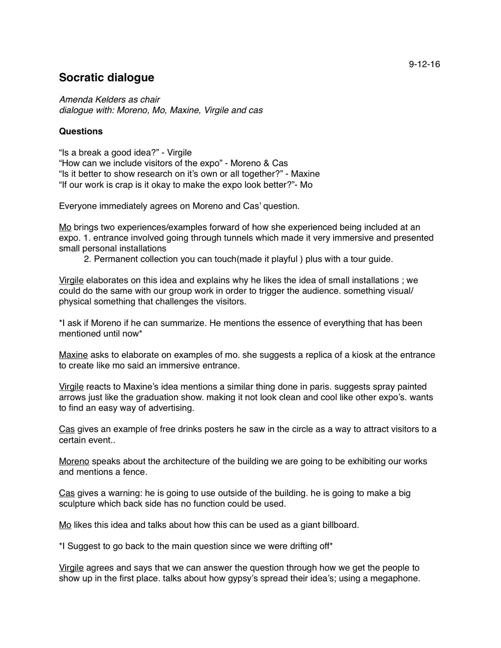 Socratic Dialogs - City Circles