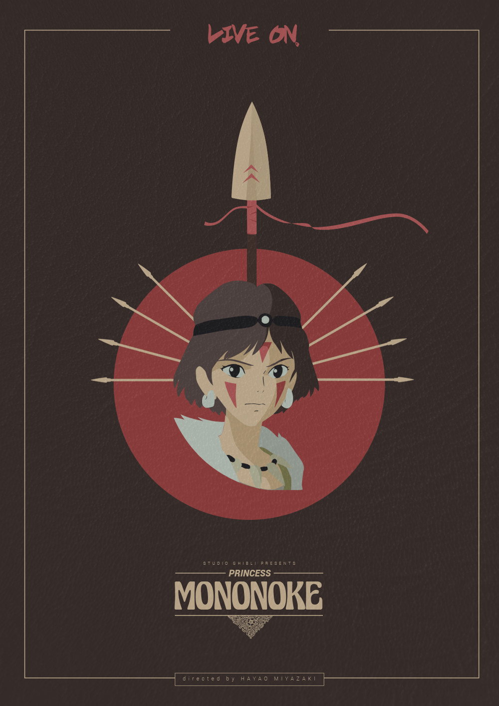 Princess Mononoke Cover Re-Design - gnar