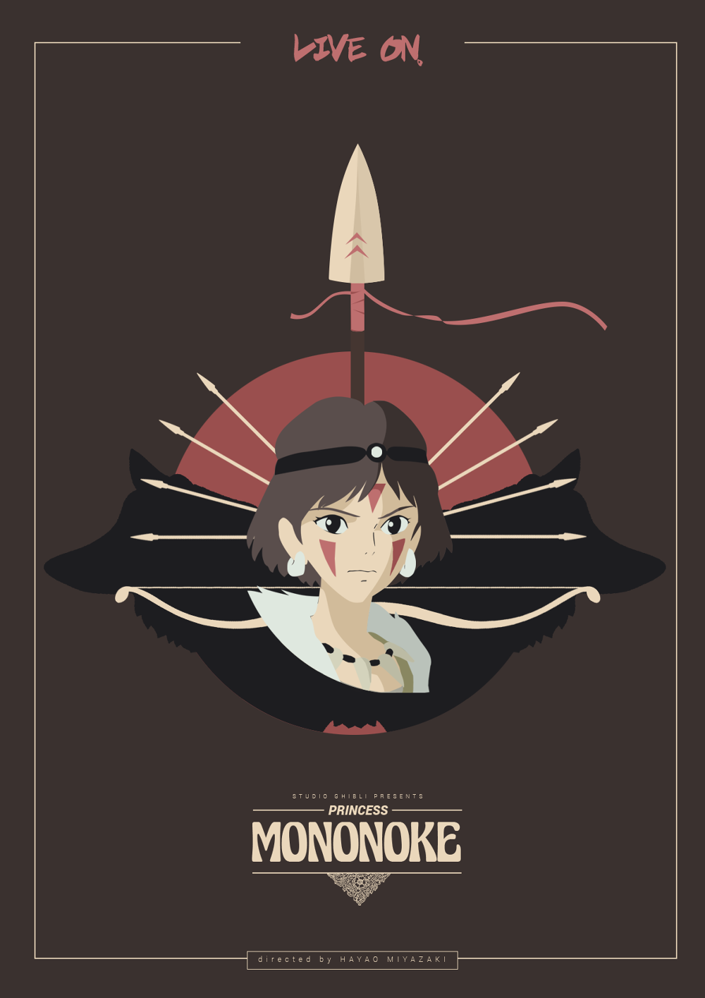 Princess Mononoke Cover Re-Design - gnar