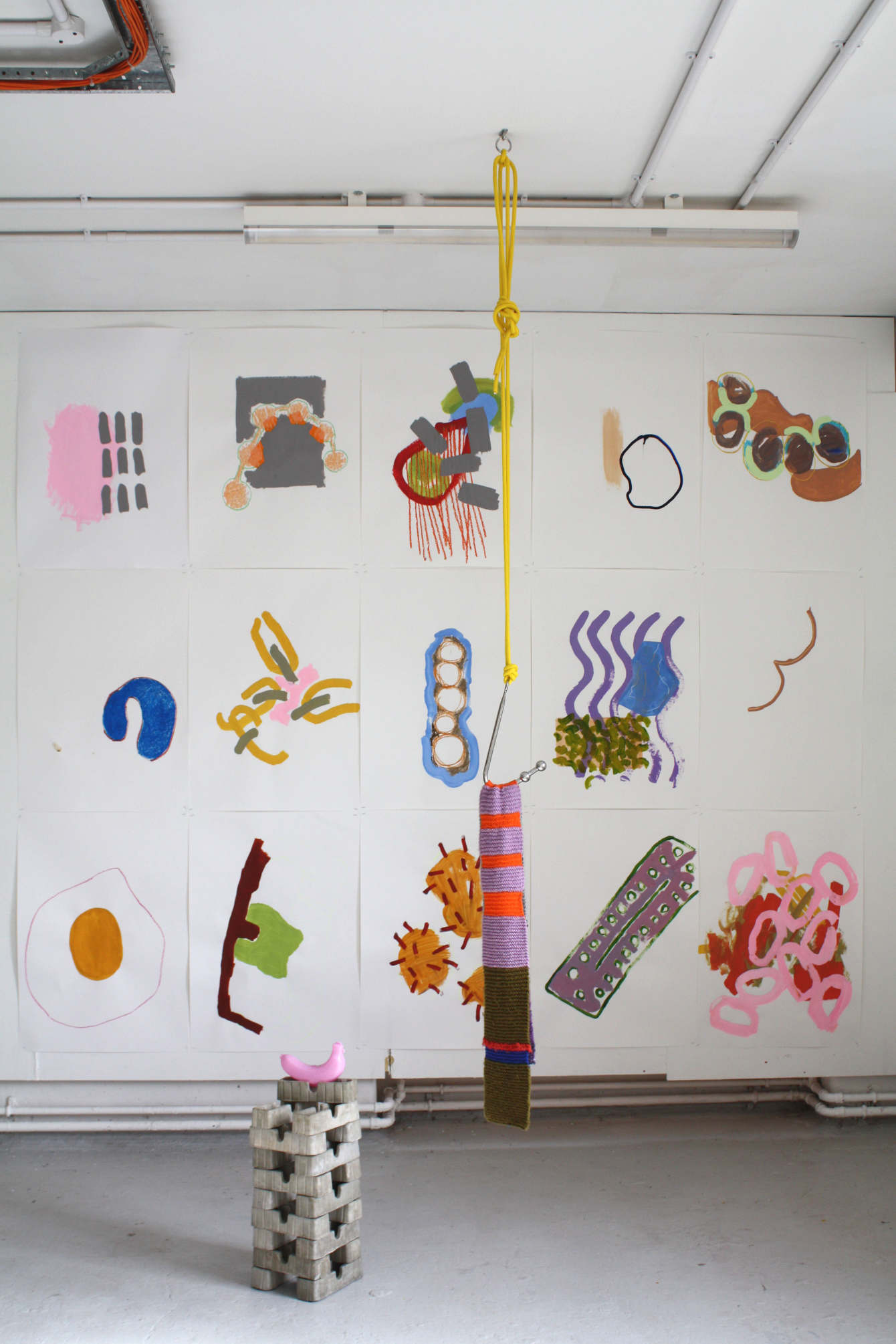 Studio Installation 2017 - Freya Edwards Art