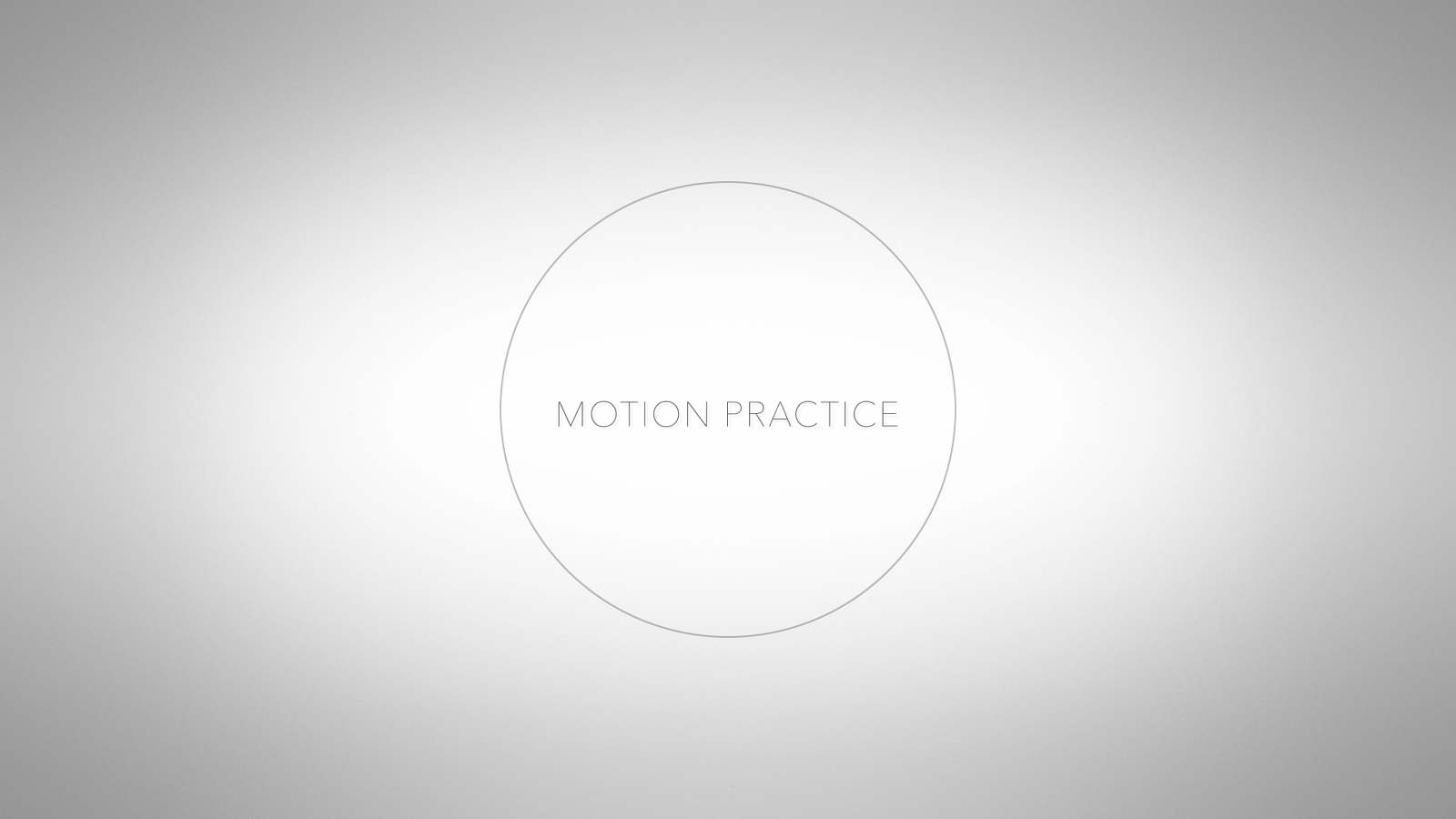 motion practice - Kazuki Teramoto