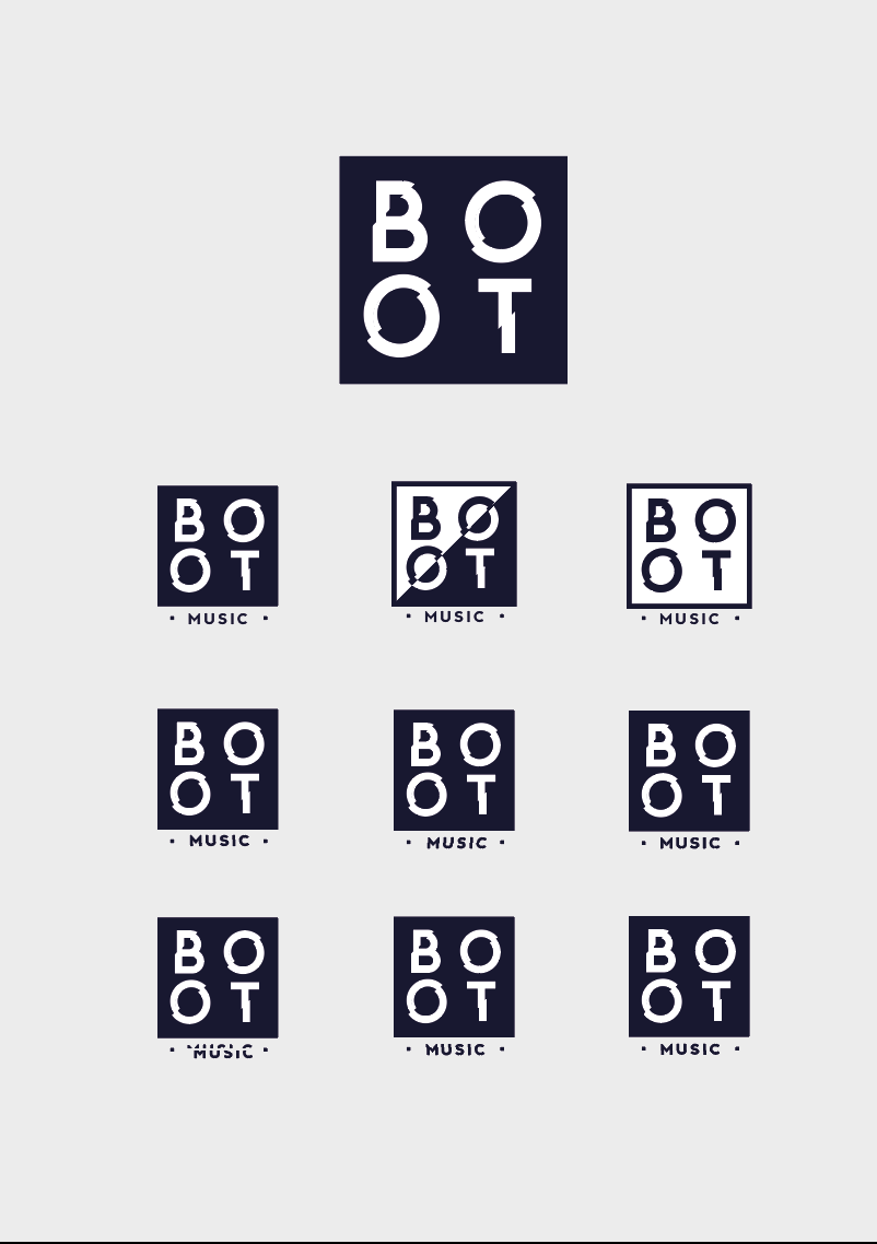 Boot Music Logo - Jess Latham Graphic Design