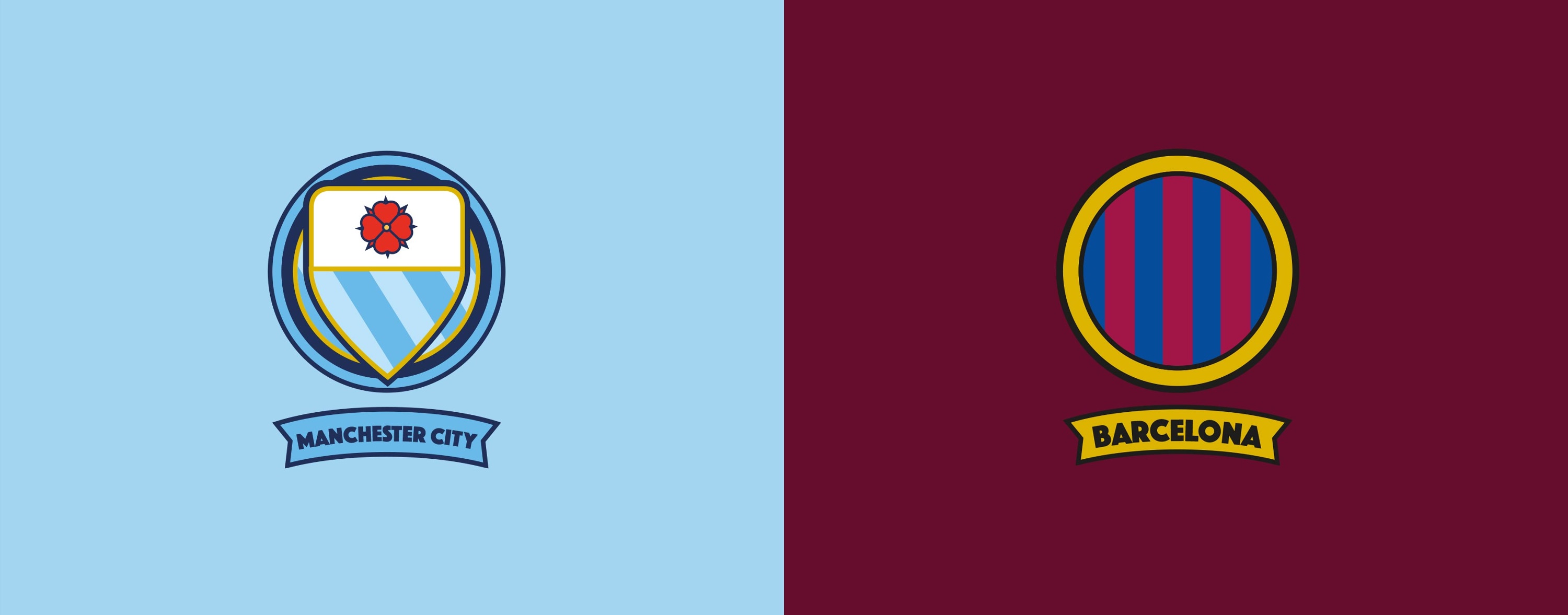 Football Crests Simplified - Jack London Creative