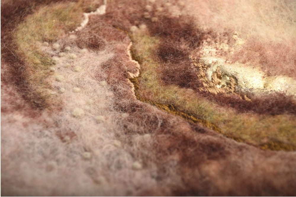 Felt Surface Experimentation - Maria Lucia Londoño