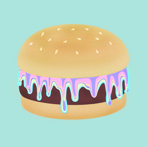 Holographic melted food - COCO - Valeria V Salazar