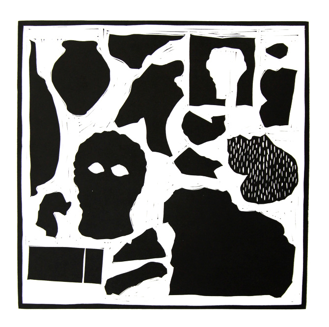 Linocut Collages - Reece Reilly