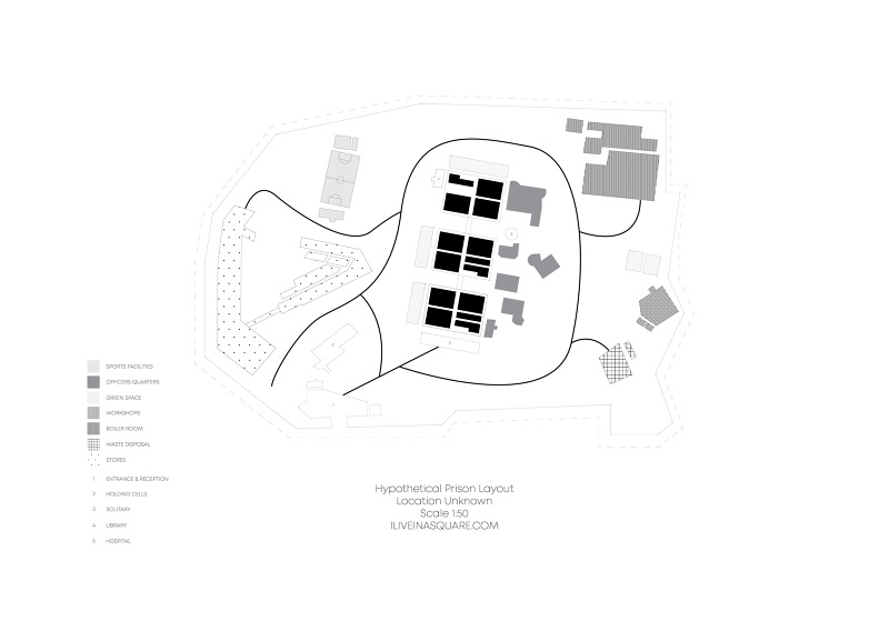 Hypothetical Prison Layout - ILIVEINASQUARE