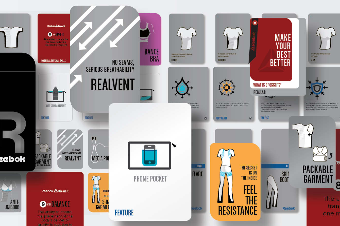 Reebok Hangtag System - Sarah Osborn Design Portfolio