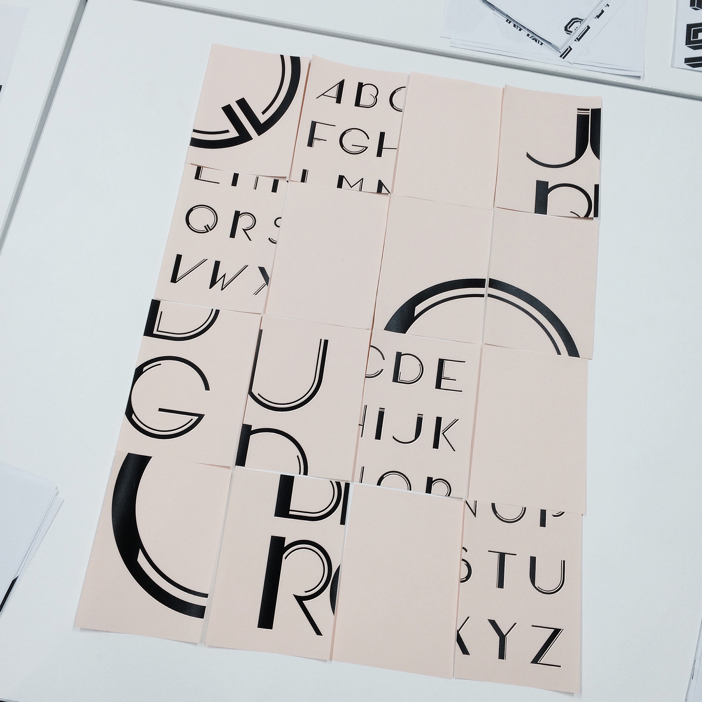 Herb Lubalin typeface design - erinbrowell