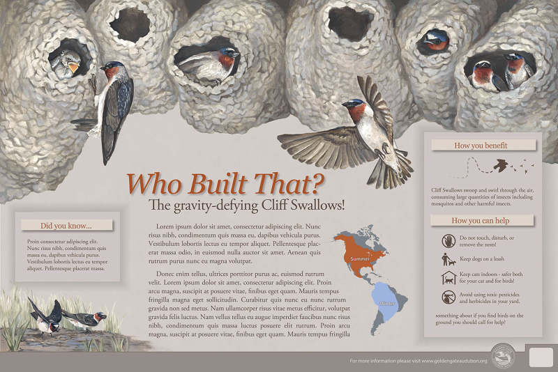 3 Interpretive Panels - Lindsey Kernodle Artwork