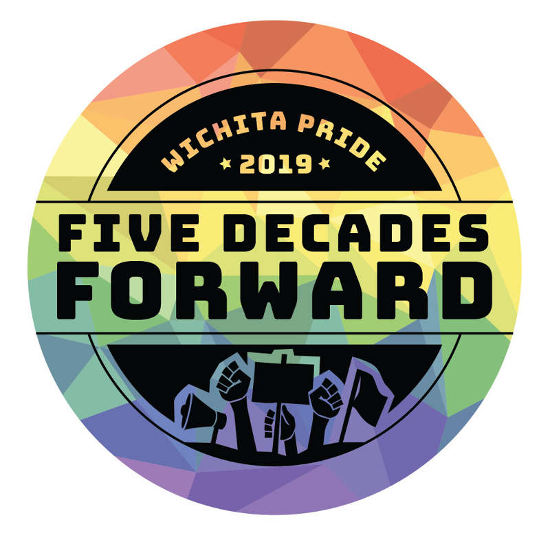 Wichita Pride Button - Lindsey Kernodle Artwork