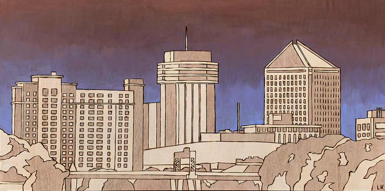 Wichita Skyline - Lindsey Kernodle Artwork