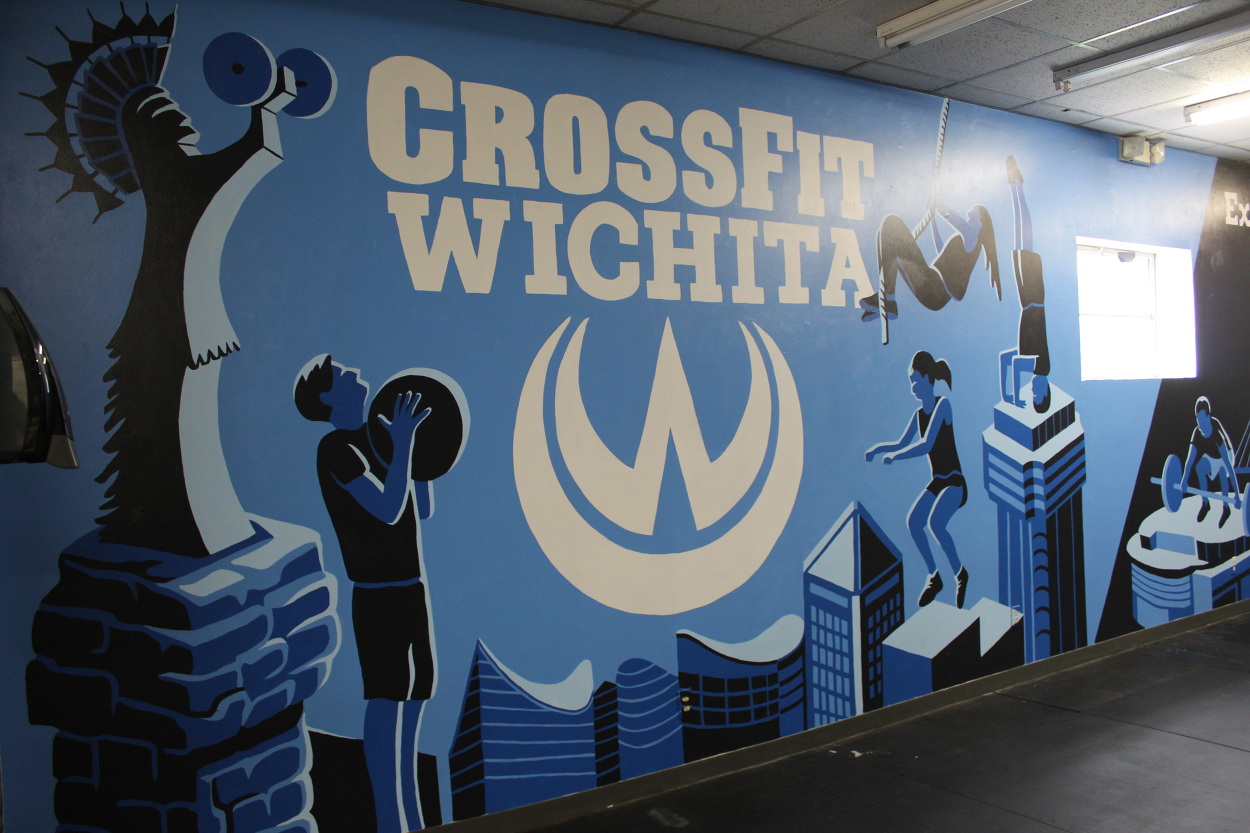 CrossFit Mural - Lindsey Kernodle Artwork