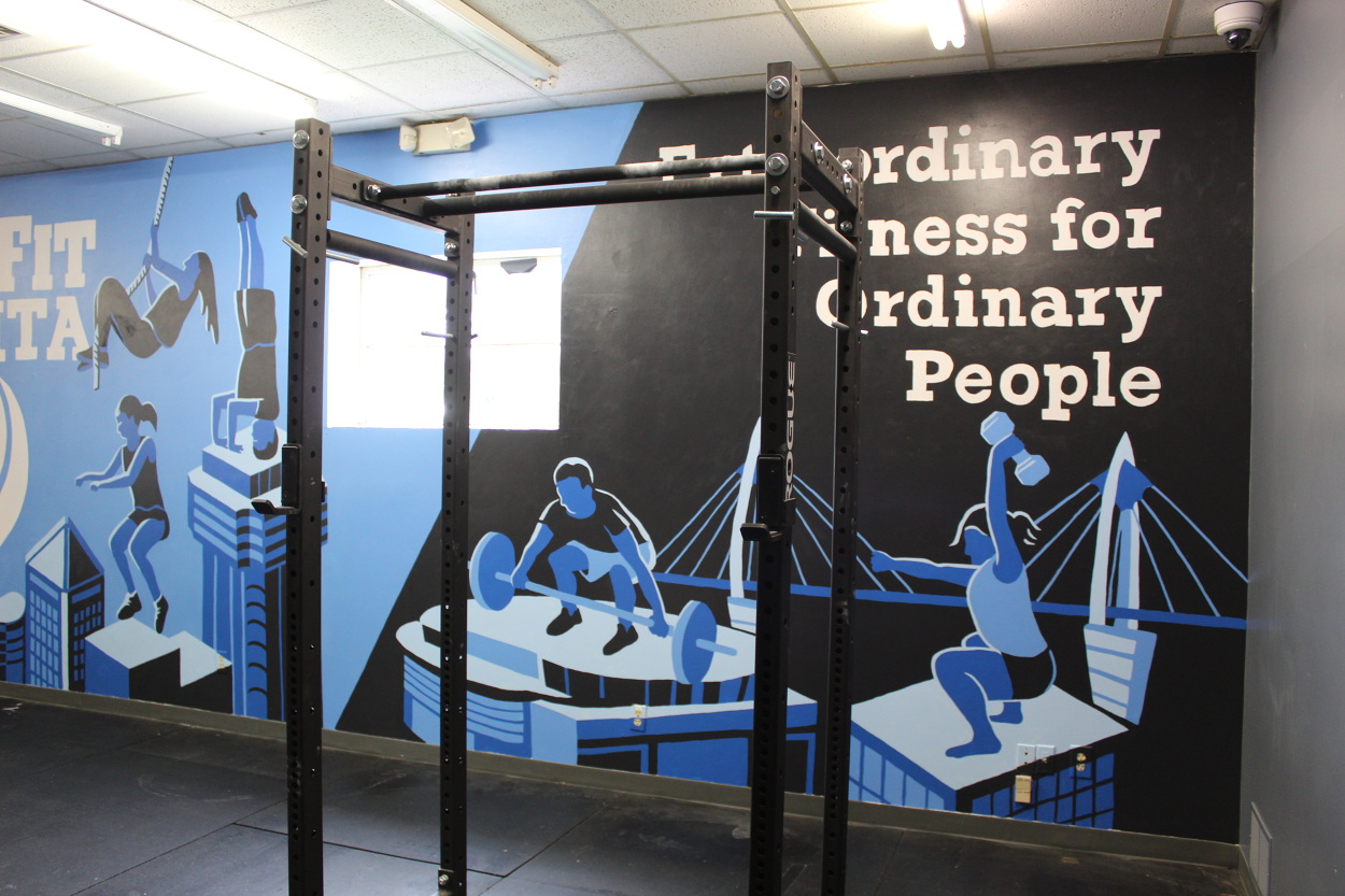 CrossFit Mural - Lindsey Kernodle Artwork