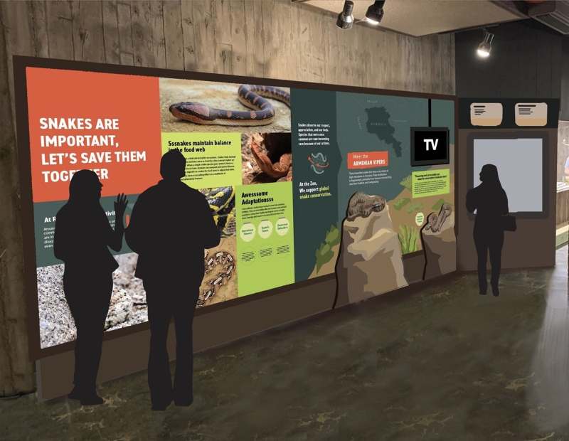 Snake Conservation Wall Mockup - Lindsey Kernodle Artwork