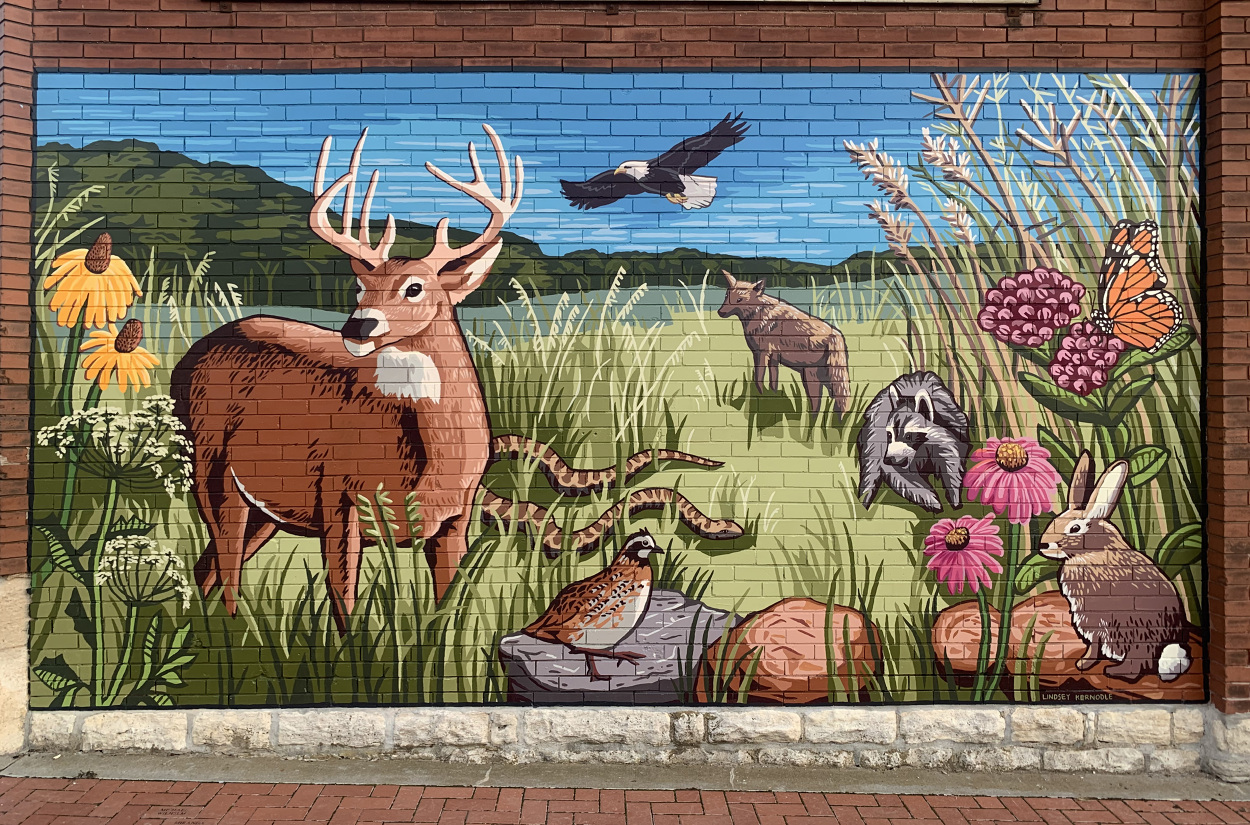 Eastern Prairie Mural - Lindsey Kernodle Artwork