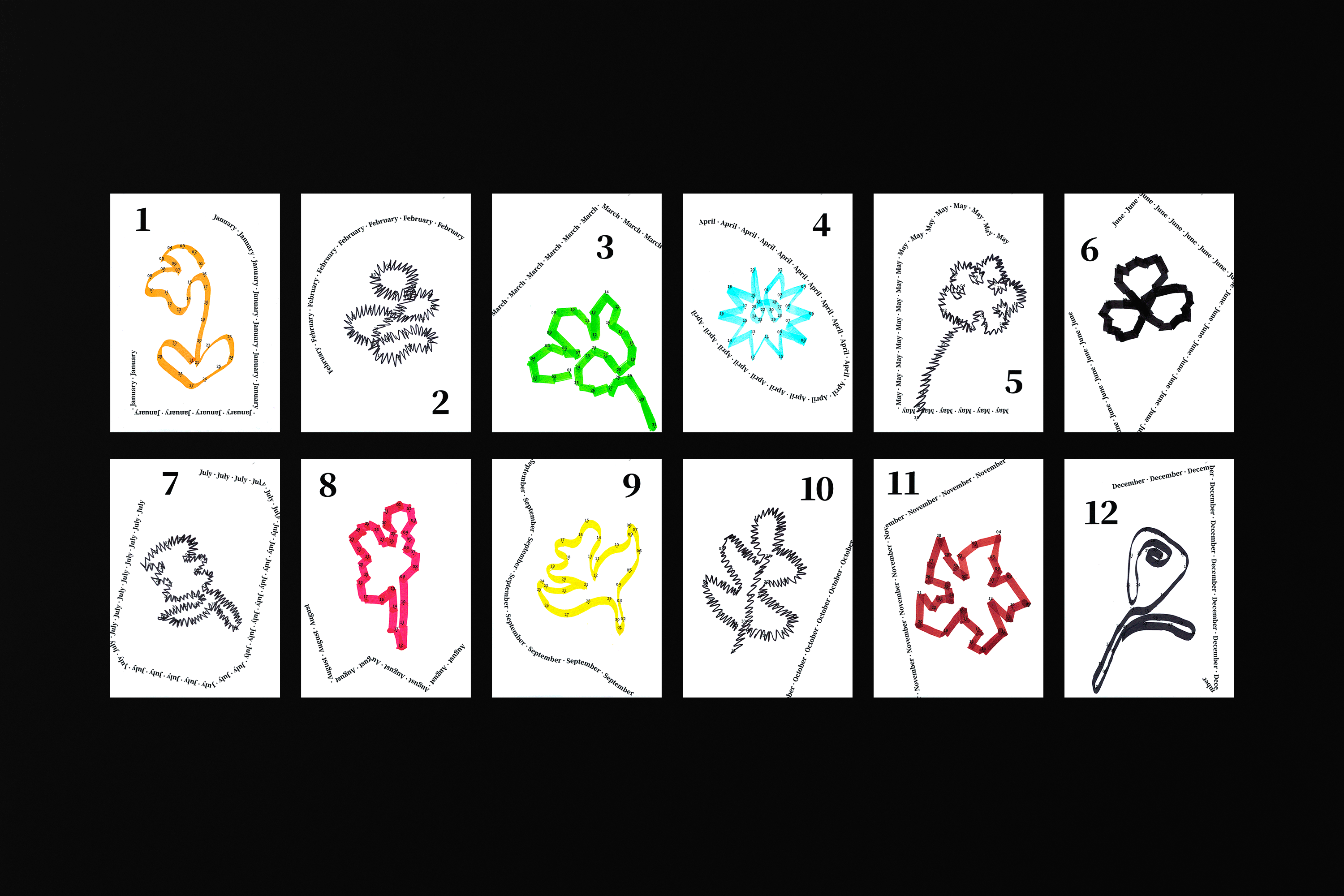 Blooming Calendar - 参考线 GUIDESWORK