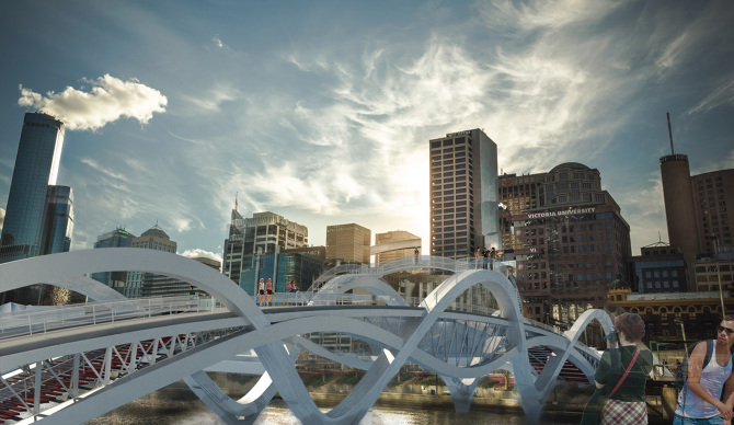 Pedestrian Bridge - Patrick J Bullen