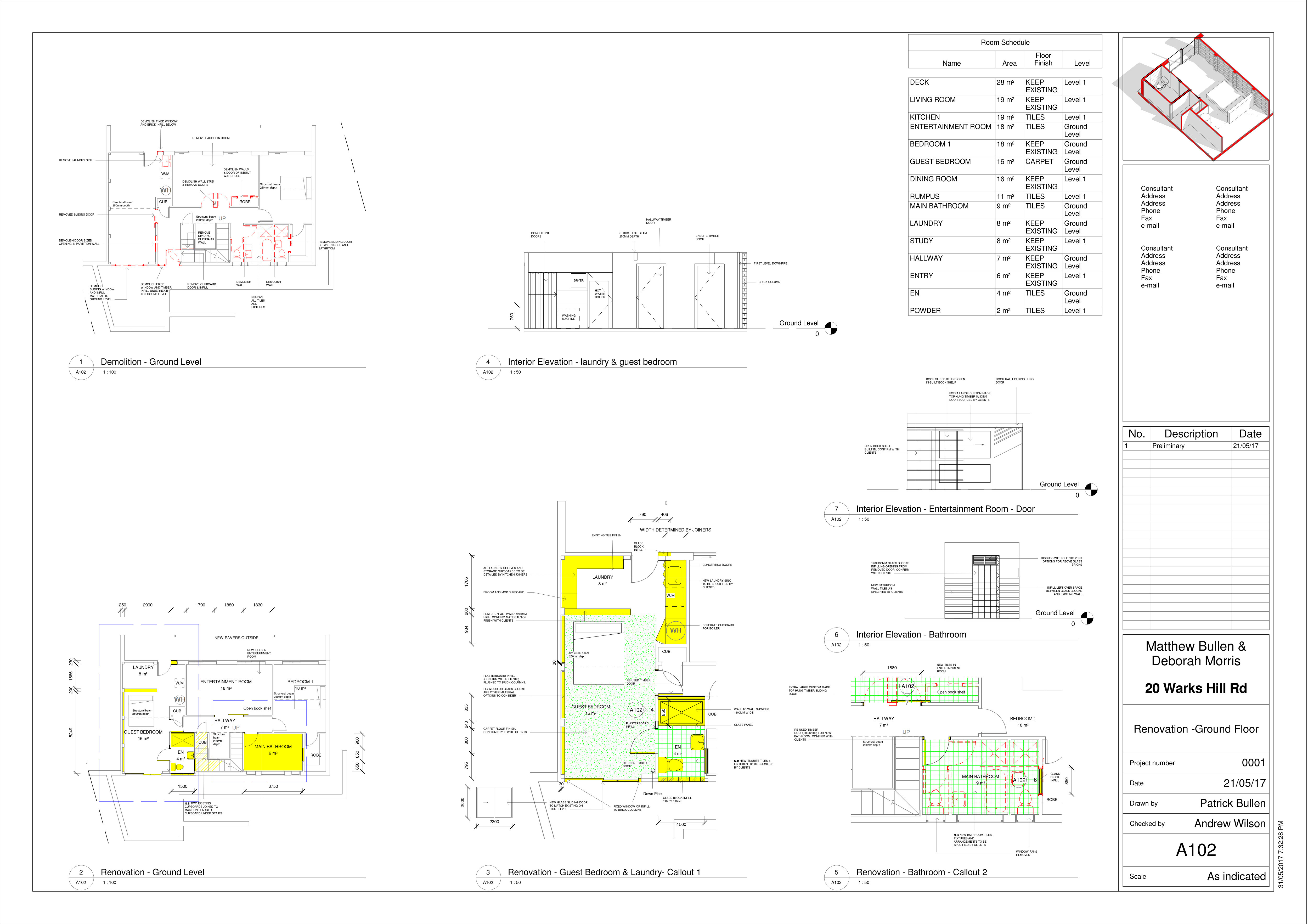 Warks Rd Renovation(Ongoing) - Patrick J Bullen