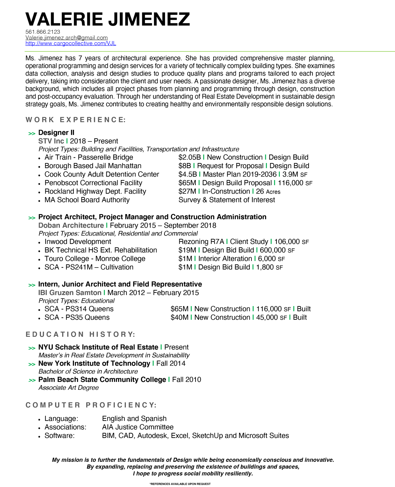 THE MESSAGE - VALERIE JIMENEZ