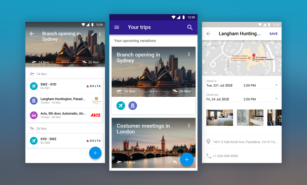 Travel management system | UI UX - Shany Hoobi