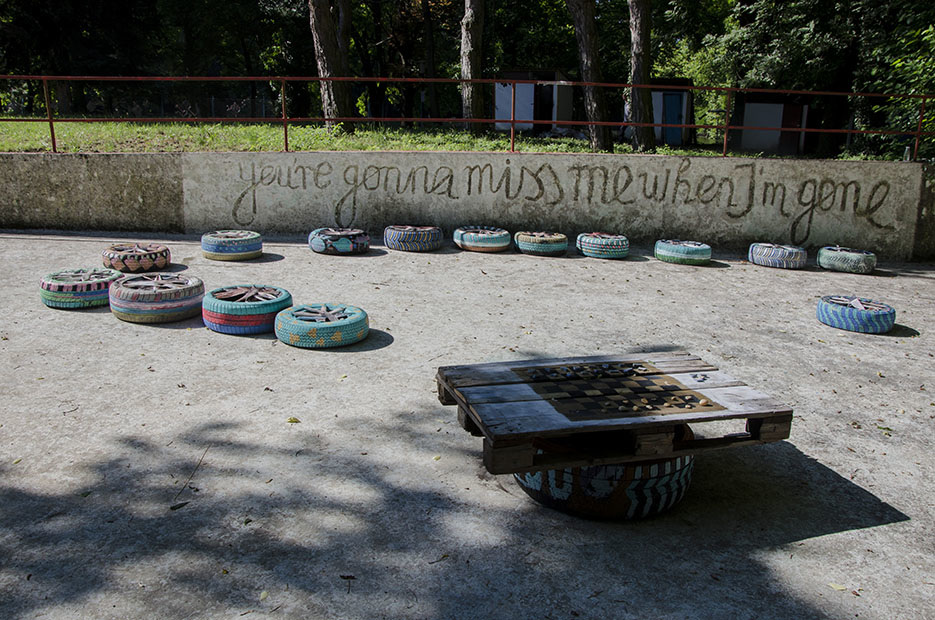 Pool 2.0 - Open air community space in the Child Protection Center ...