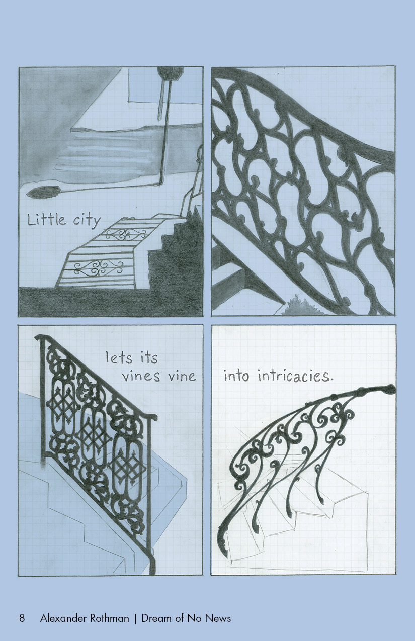 "Dream of No News" | INK BRICK no. 6 - Alexander Rothman | Comics Poetry