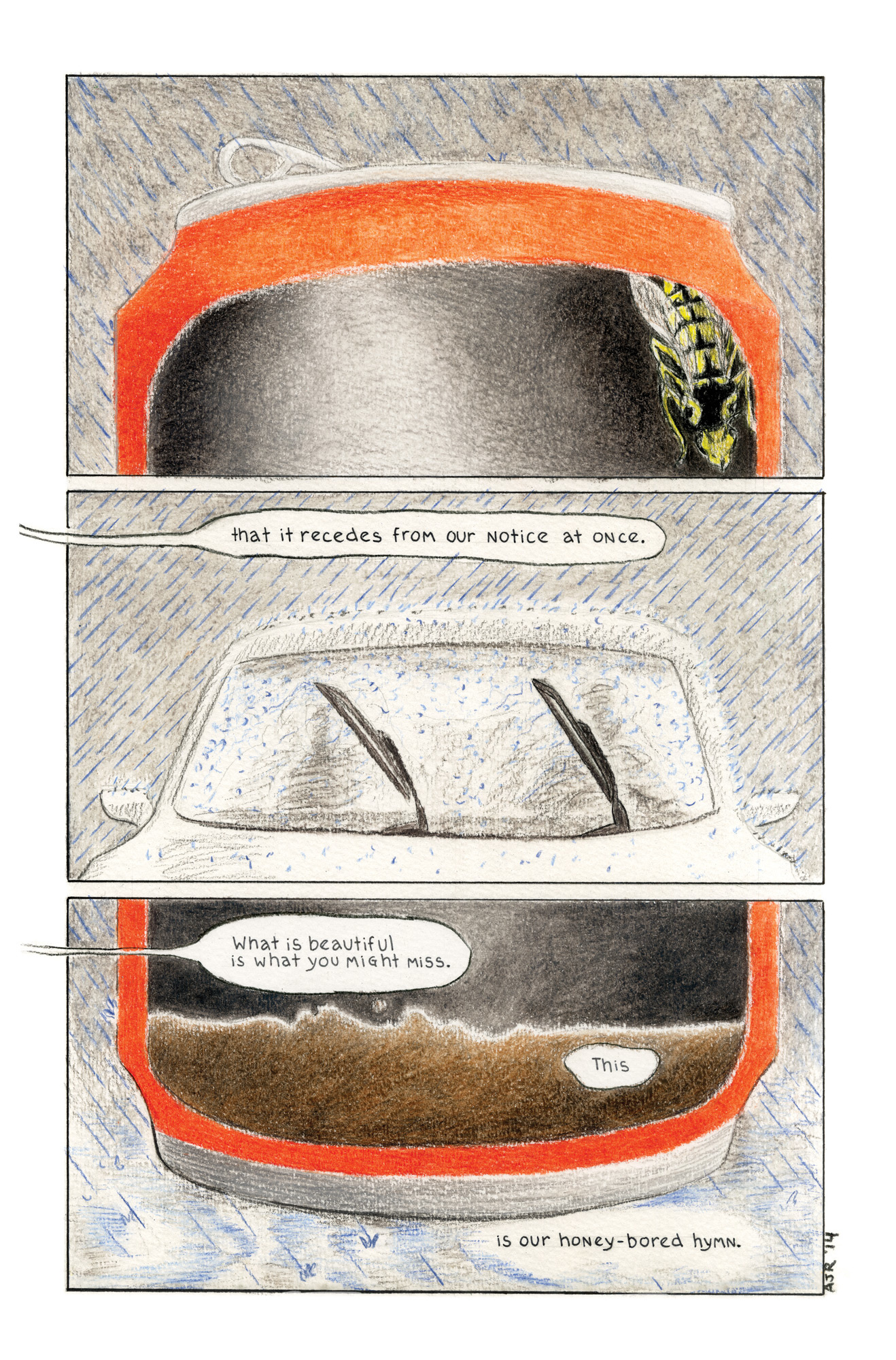 "Keeping Time" | INK BRICK no. 1 - Alexander Rothman | Comics Poetry